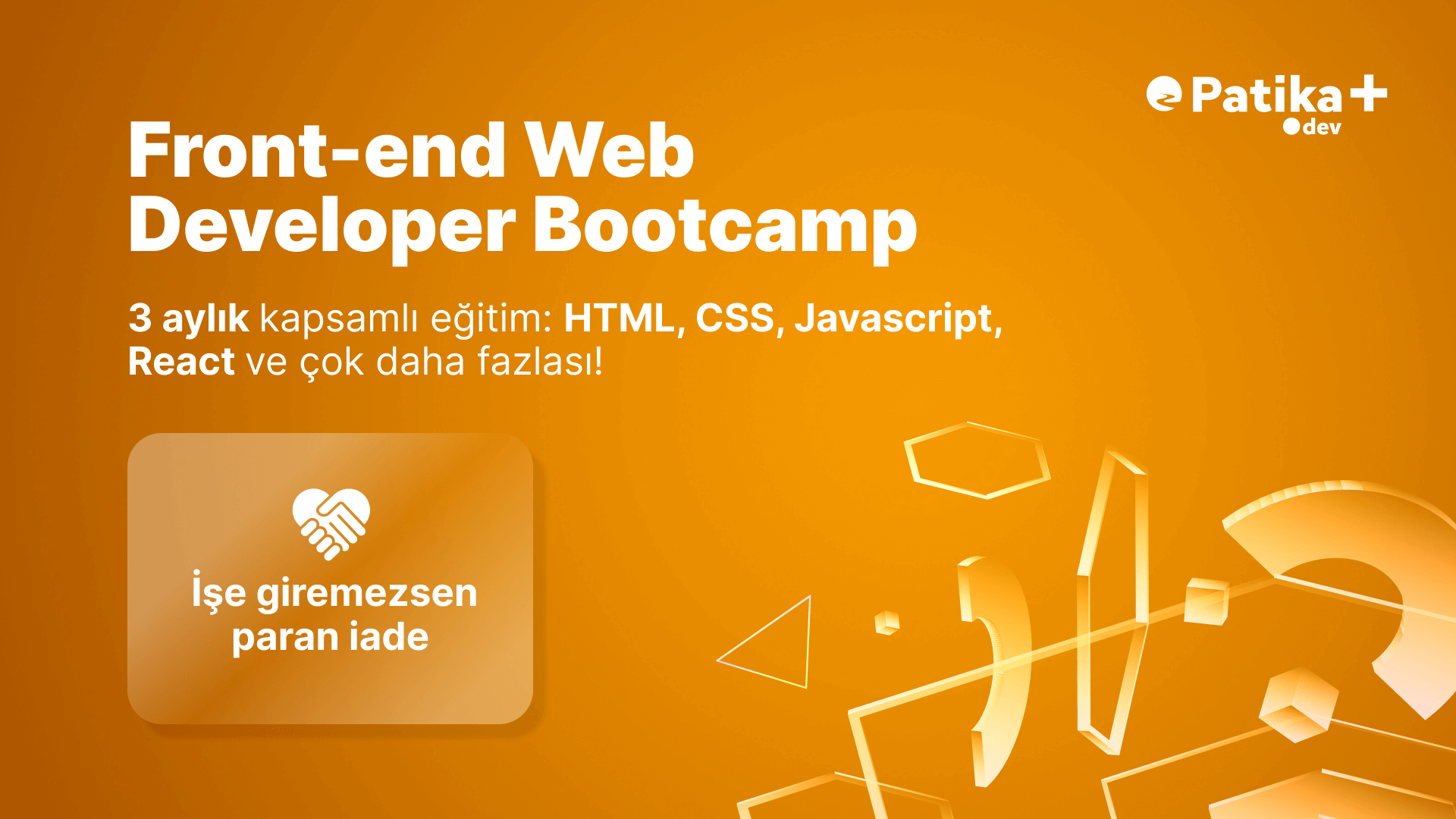 Patika - Bu Patika senin teknoloji kariyerine gidiyor!